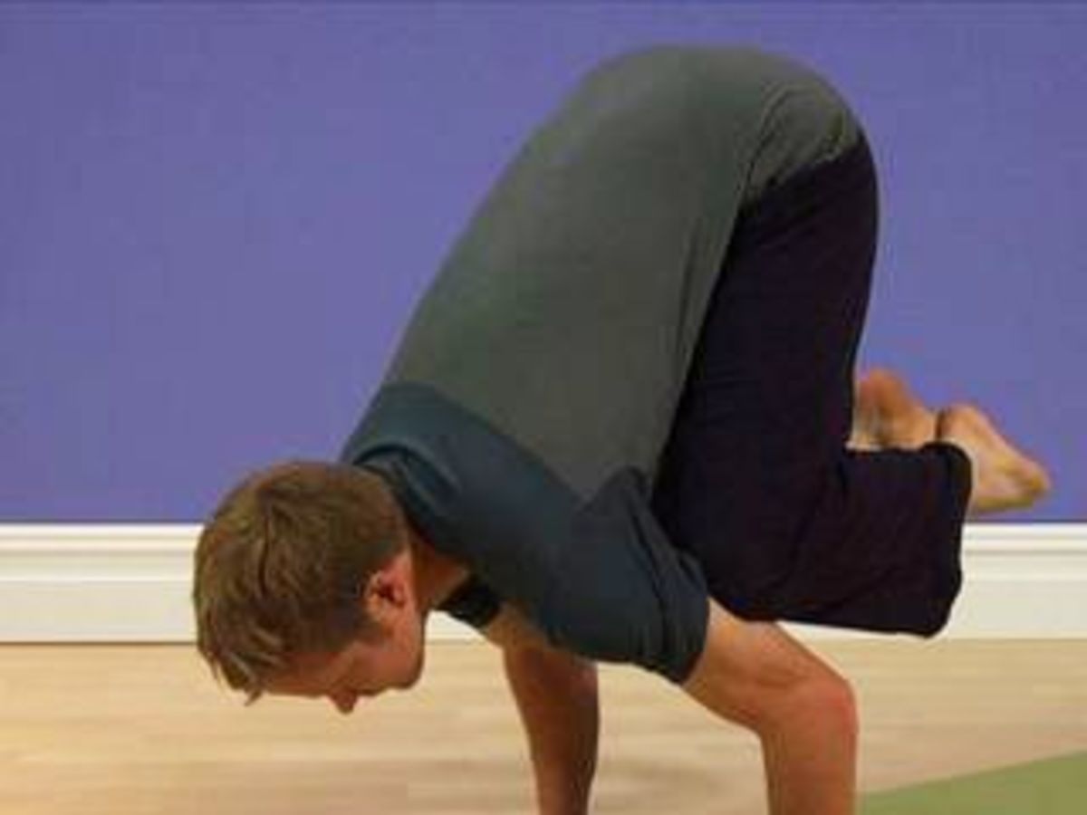 How To Do The Crow Pose Howcast